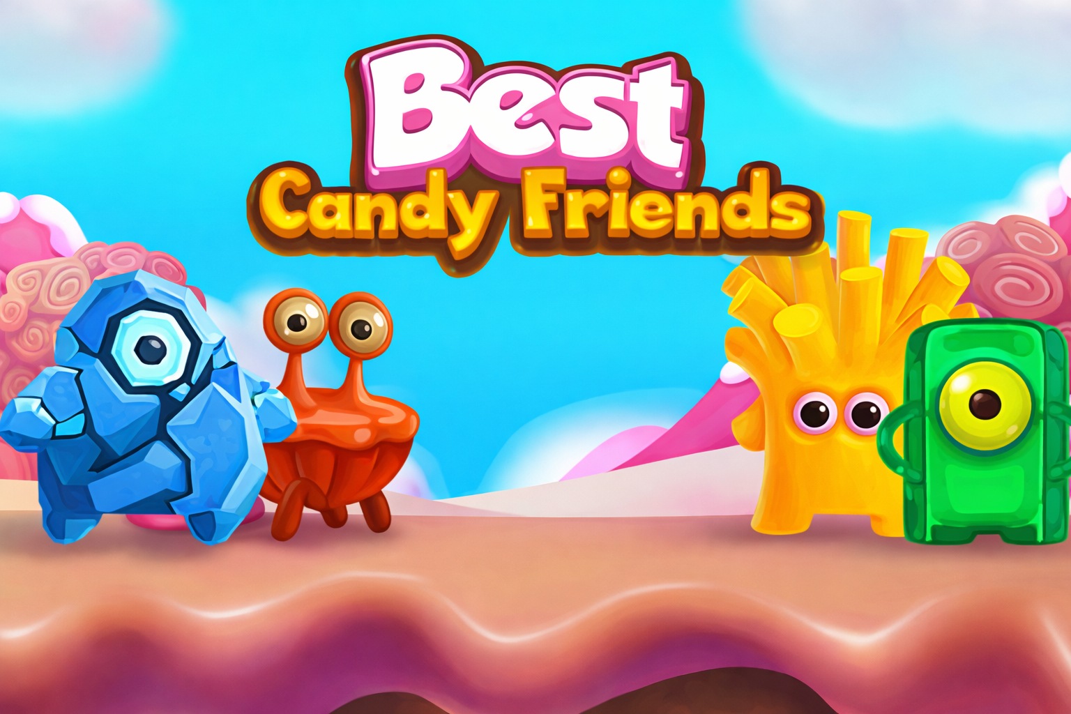 Best Candy Friends 🕹️ Igraj besplatno na Play123