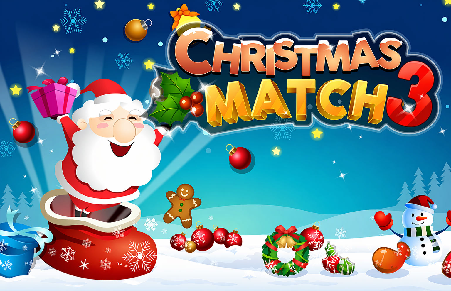 Christmas Match 3 🕹️ Igraj besplatno na Play123