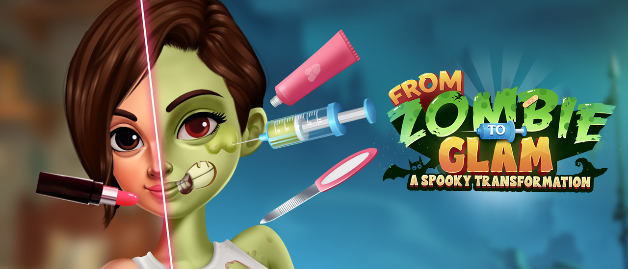 From Zombie to Glam a Spooky Transformation