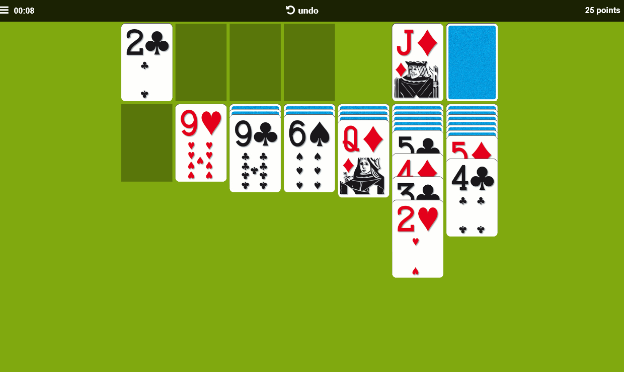 Simple Solitaire 🕹️ Igraj besplatno na Play123